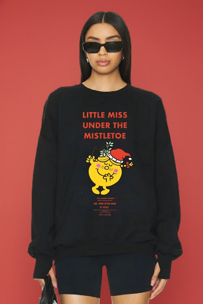The Laundry Room Little Miss Under The Mistletoe Christmas Jumper ...