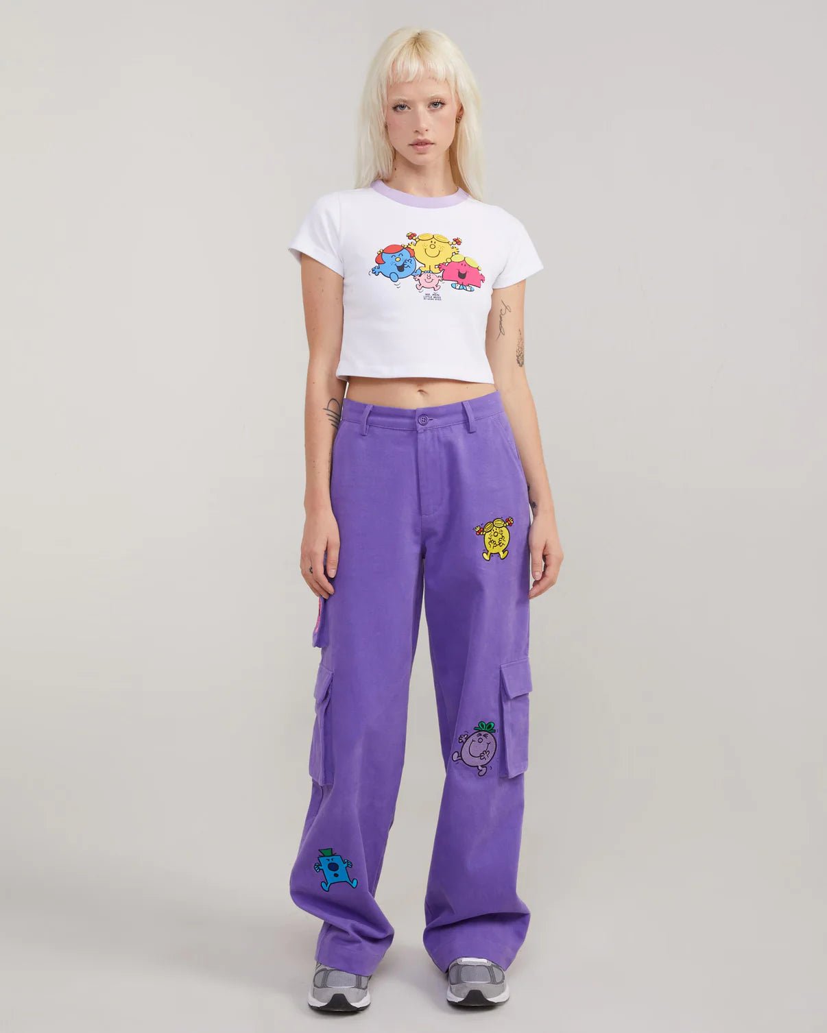 Shop Samii Ryan x Mr Men Happy Gals Baby Tee Online – Spoiled Brat